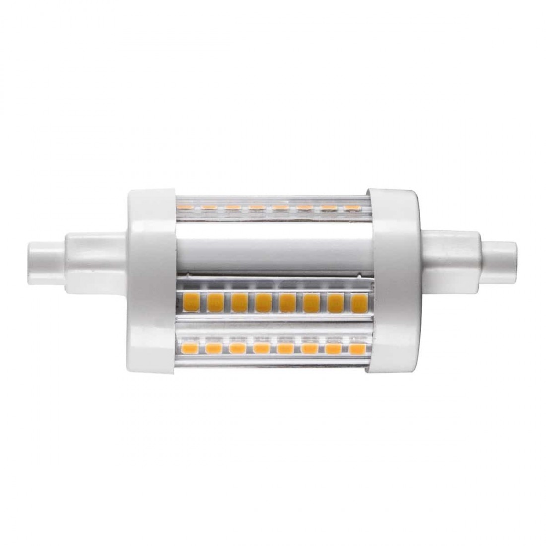 9W LED lemputė, R7s, QT DE12, 3000K, dimeriuojama